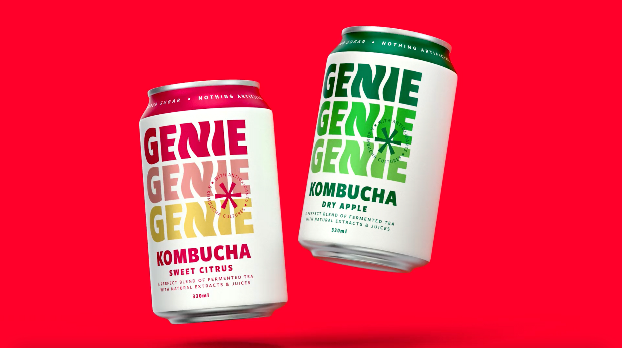 Genie Drinks ⌇ Super Natural Kombucha