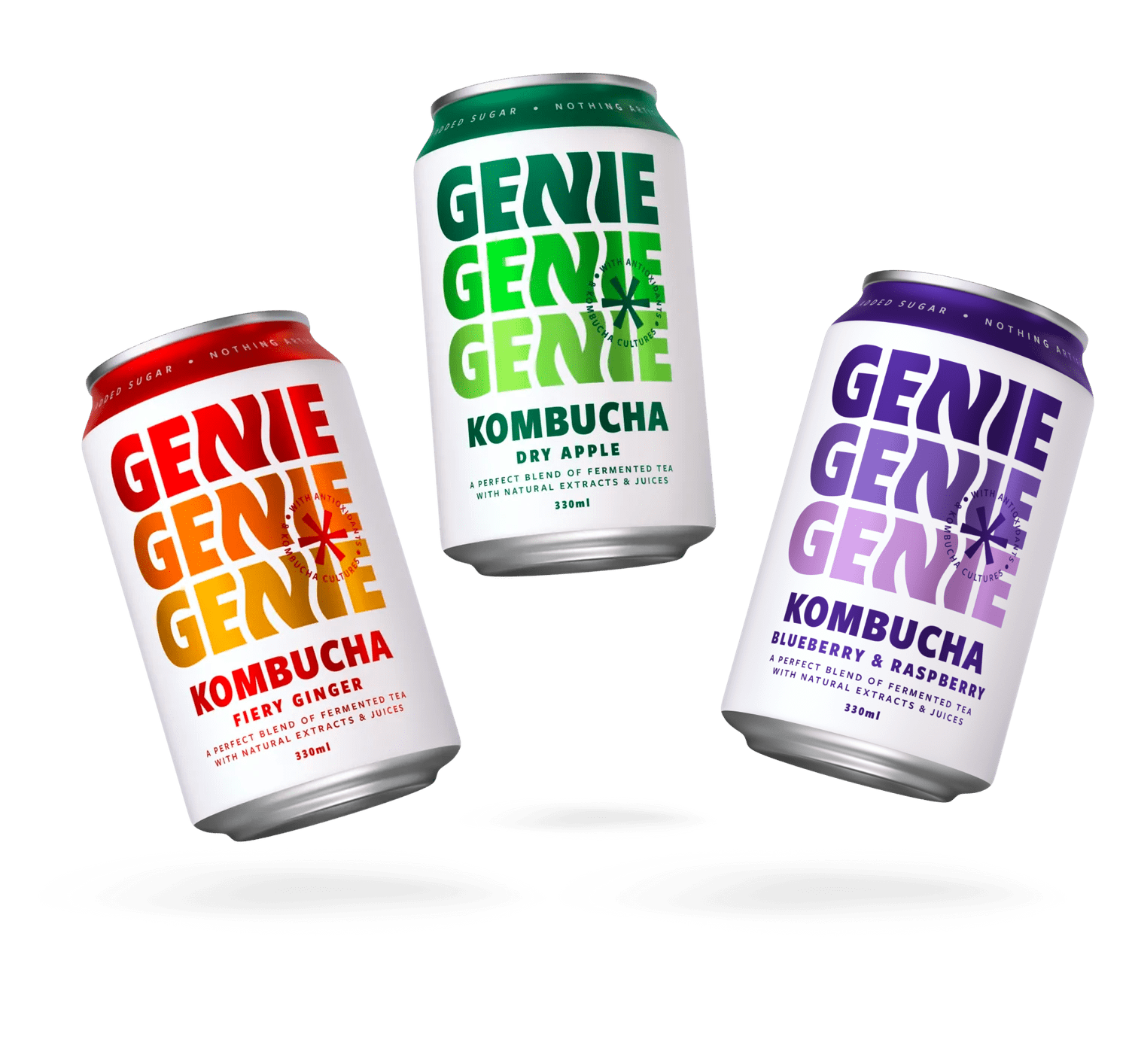 Genie Drinks ⌇ Super Natural Kombucha